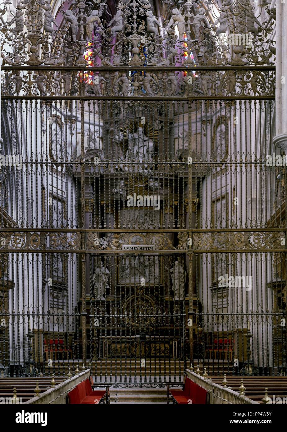 REJA DEL ALTAR MAYOR DE LA CATEDRAL DE CUENCA - 1511-1517 - ESTILO ...