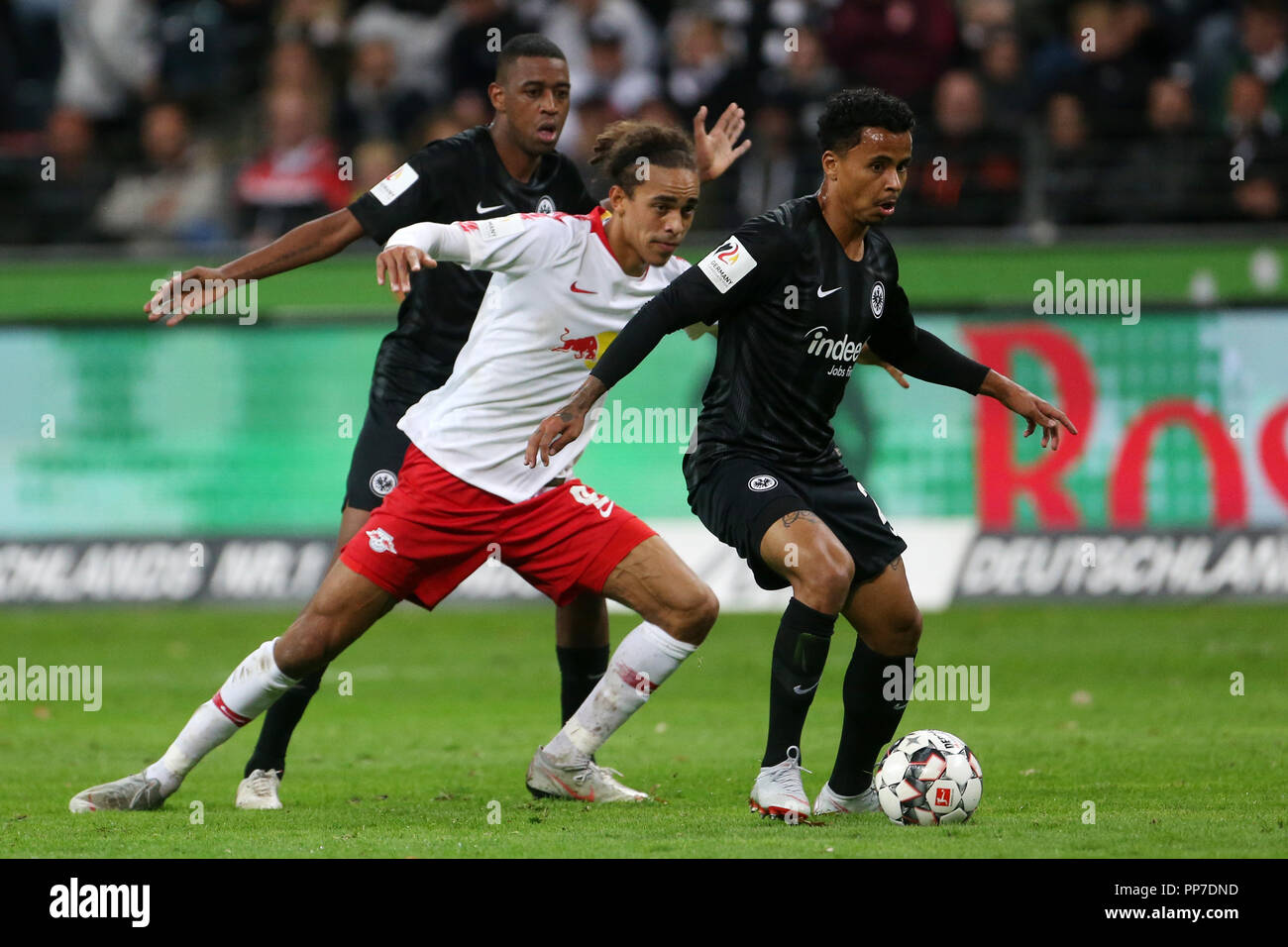 23. September 2018, Hessen, Frankfurt/M.: Fußball: Bundesliga, Eintracht Frankfurt - RB Leipzig ...
