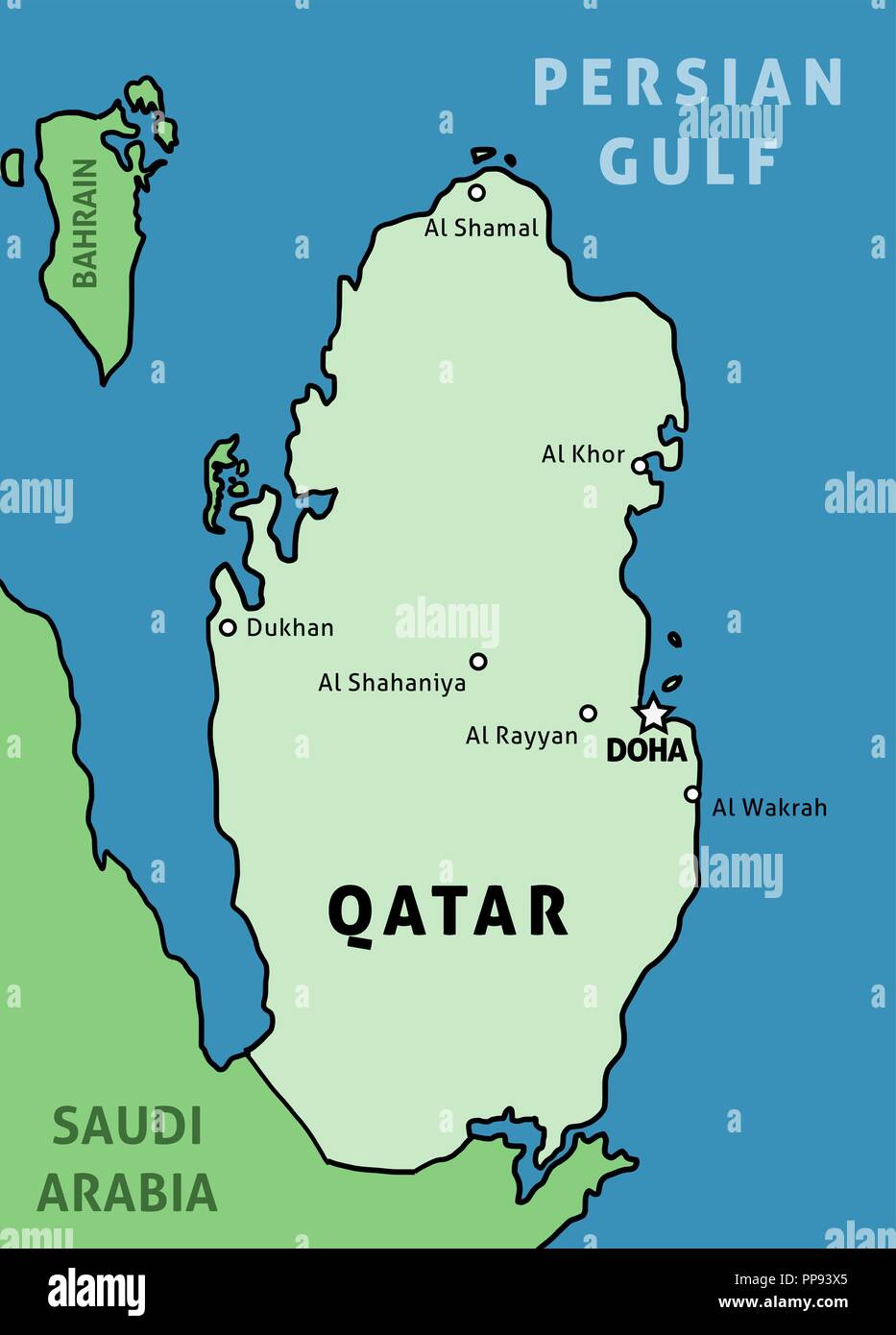 Al khor katar Stock-Vektorgrafiken kaufen - Alamy