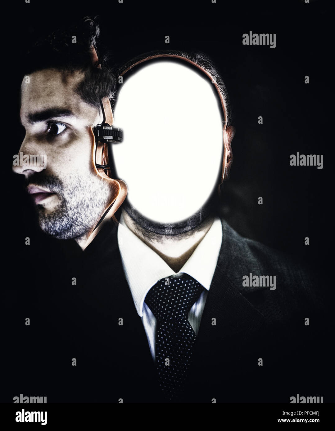 Cyborg gesicht -Fotos und -Bildmaterial in hoher Auflösung – Alamy