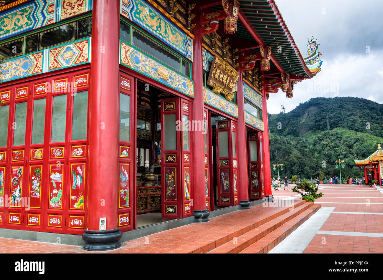 Der malerische Ort der Chin Swee Höhlen, Tempel, Genting Highland ...