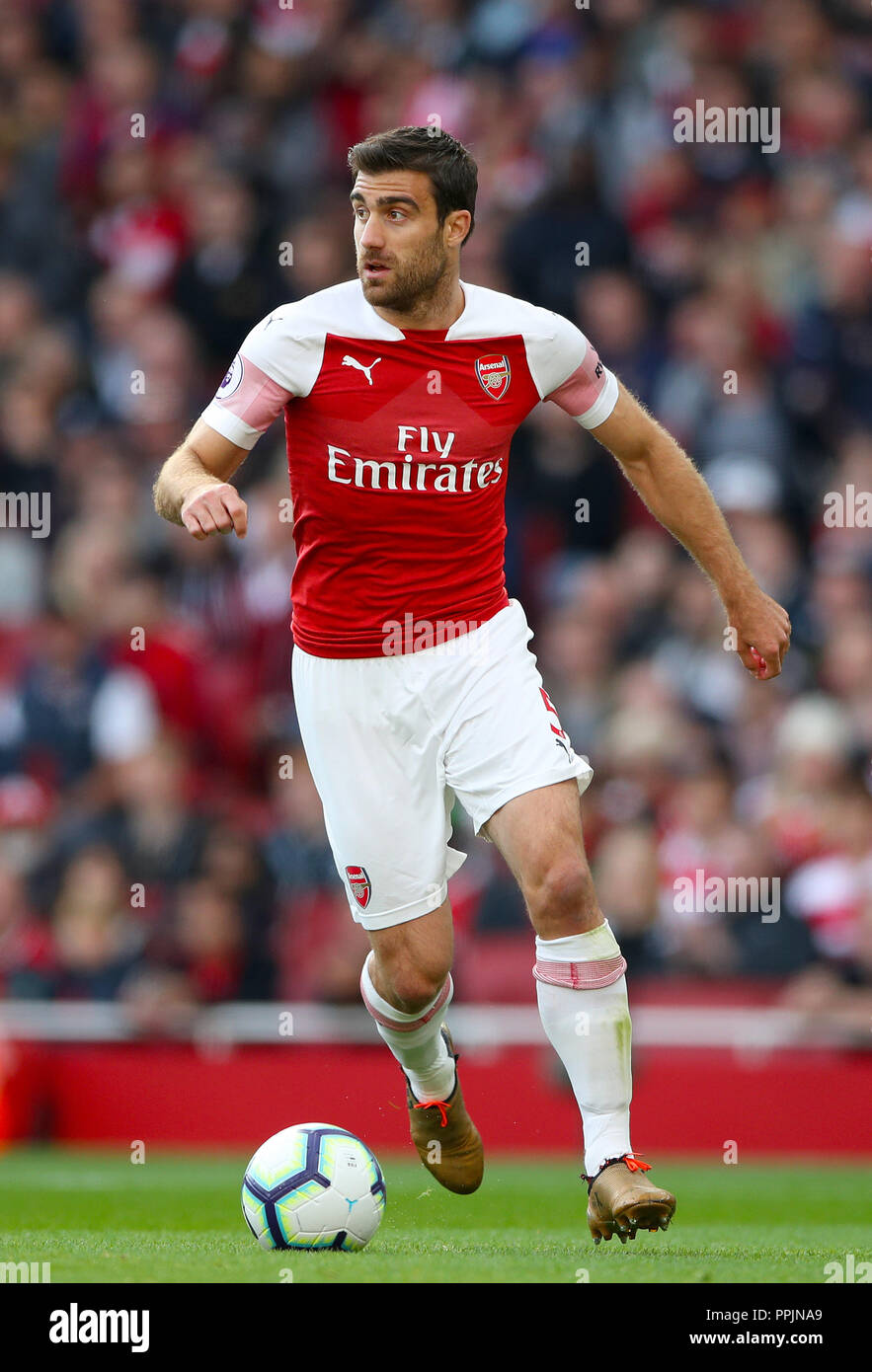 Von Arsenal Sokratis Papastathopoulos Stockfotografie - Alamy