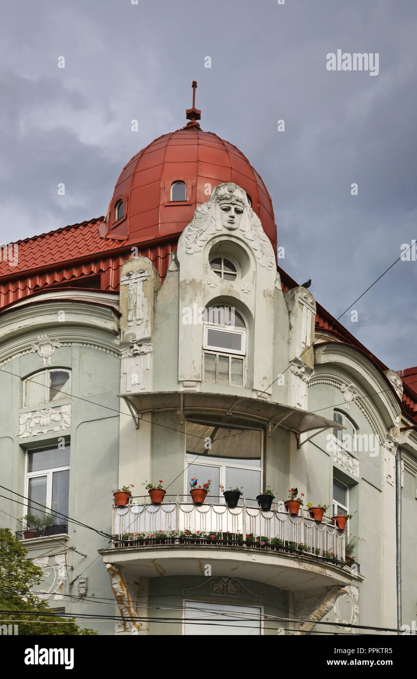 Prinz Boris I Boulevard in Varna. Bulgarien Stockfotografie - Alamy