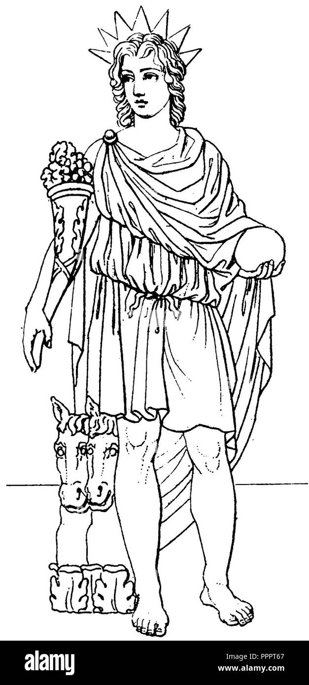 Apollo, der Gott des Lichts, der Heilung, die Feder und die Kunst ...