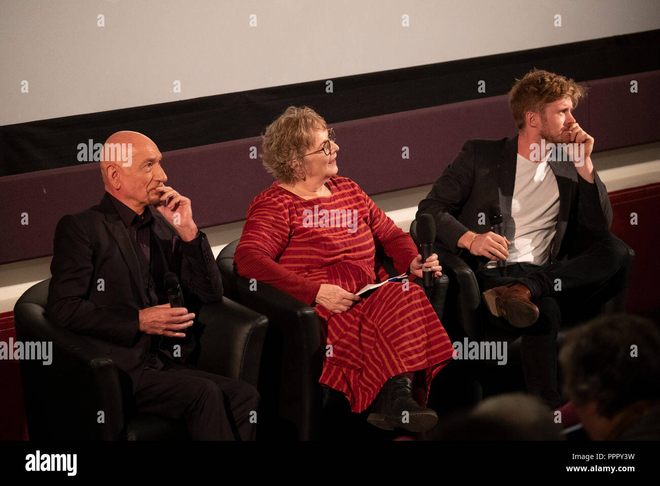 Sir Ben Kingsley, Angie Errigo und Matt Orton im Special Screening von ...