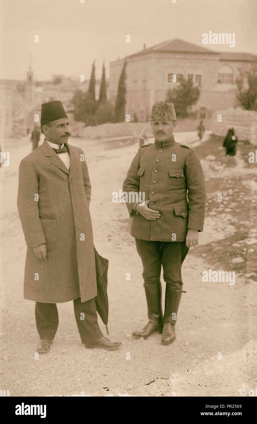 Ankunft der Türkischen Ebene. Bürgermeister von Jerusalem & türkische ...