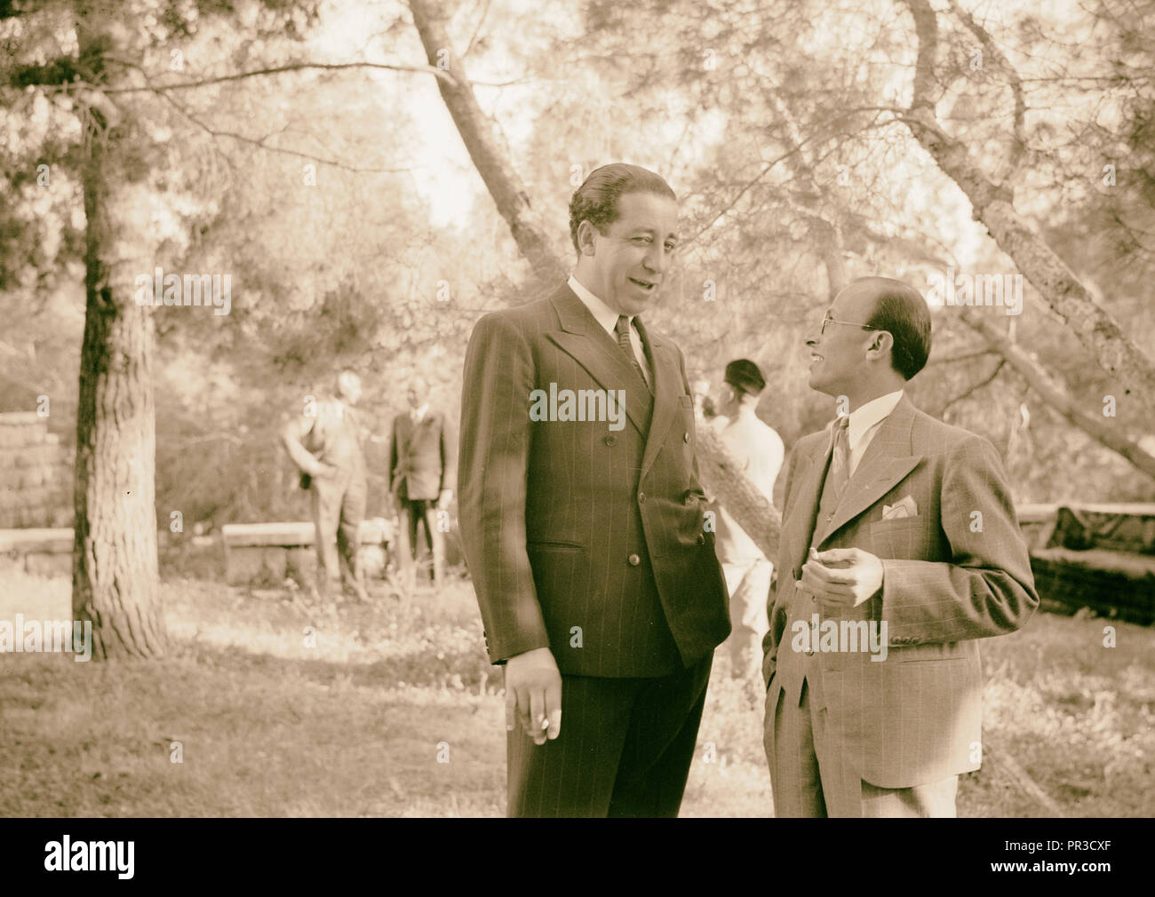 Empfang durch den Programmdirektor, Palästina Broadcasting Service ...