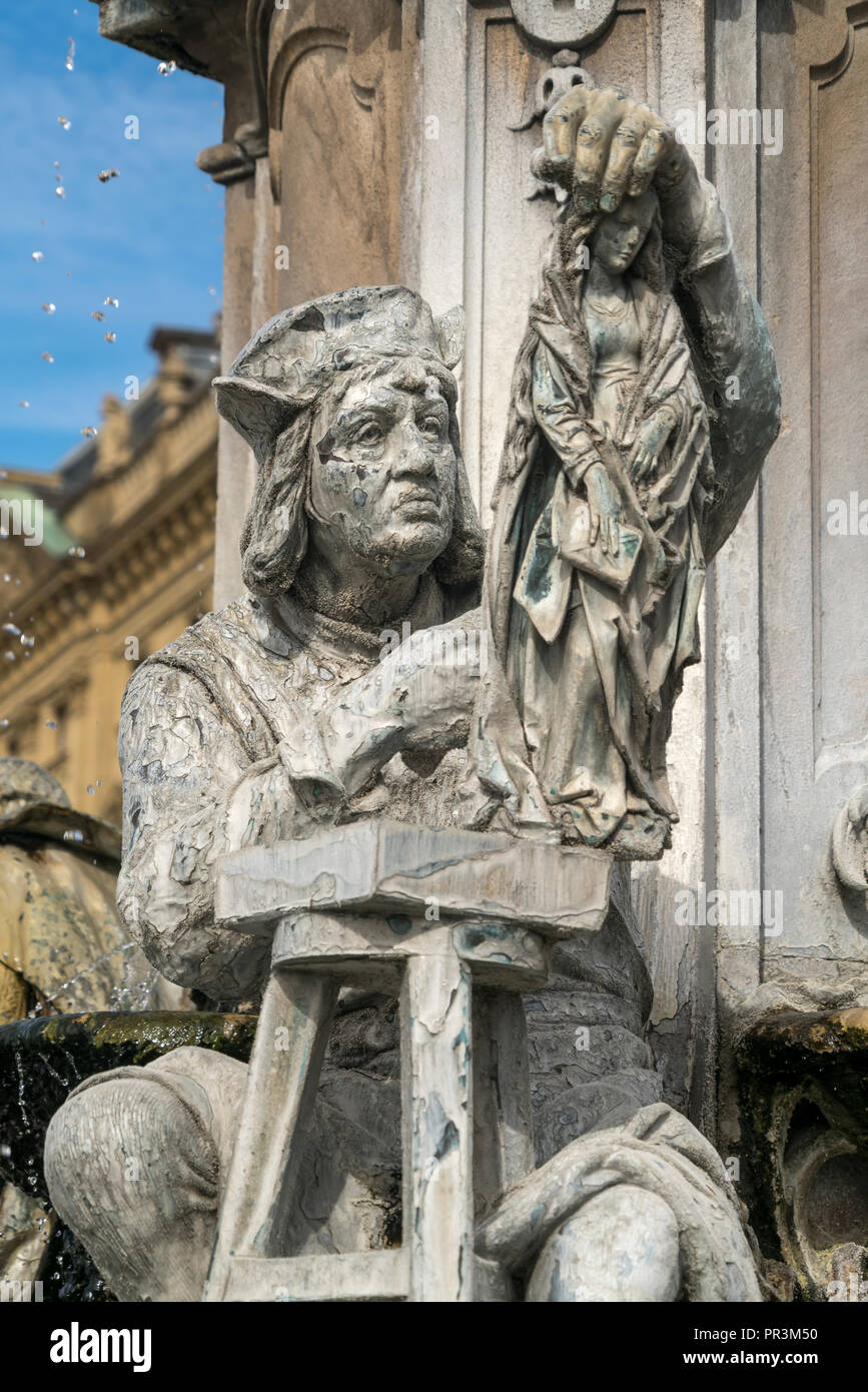 Bettina Bildhauer Tilman Riemenschneider bin Frankoniabrunnen, Residenz ...