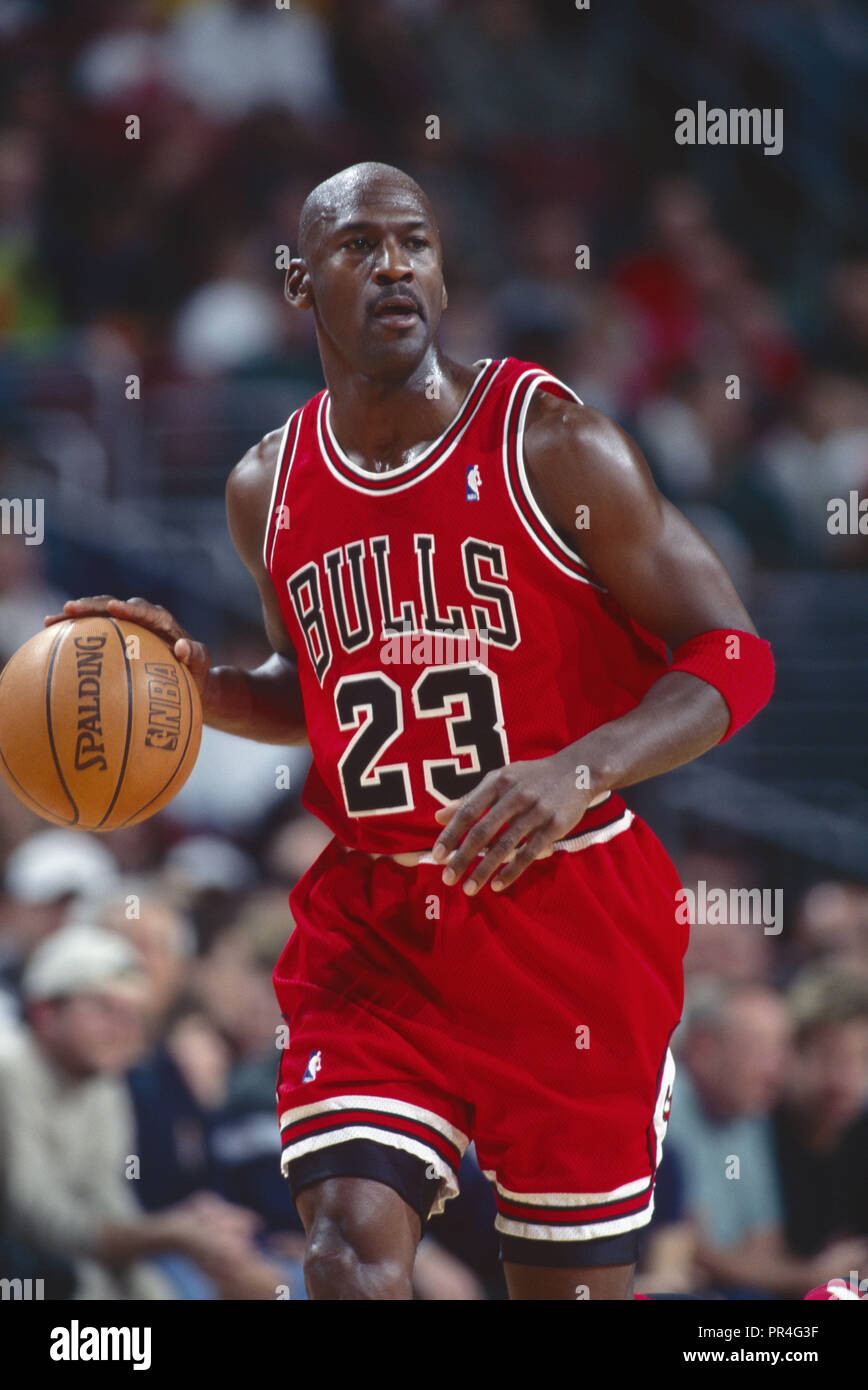 Michael Jordan Mit Den Chicago Bullen Stockfotos und -bilder Kaufen - Alamy