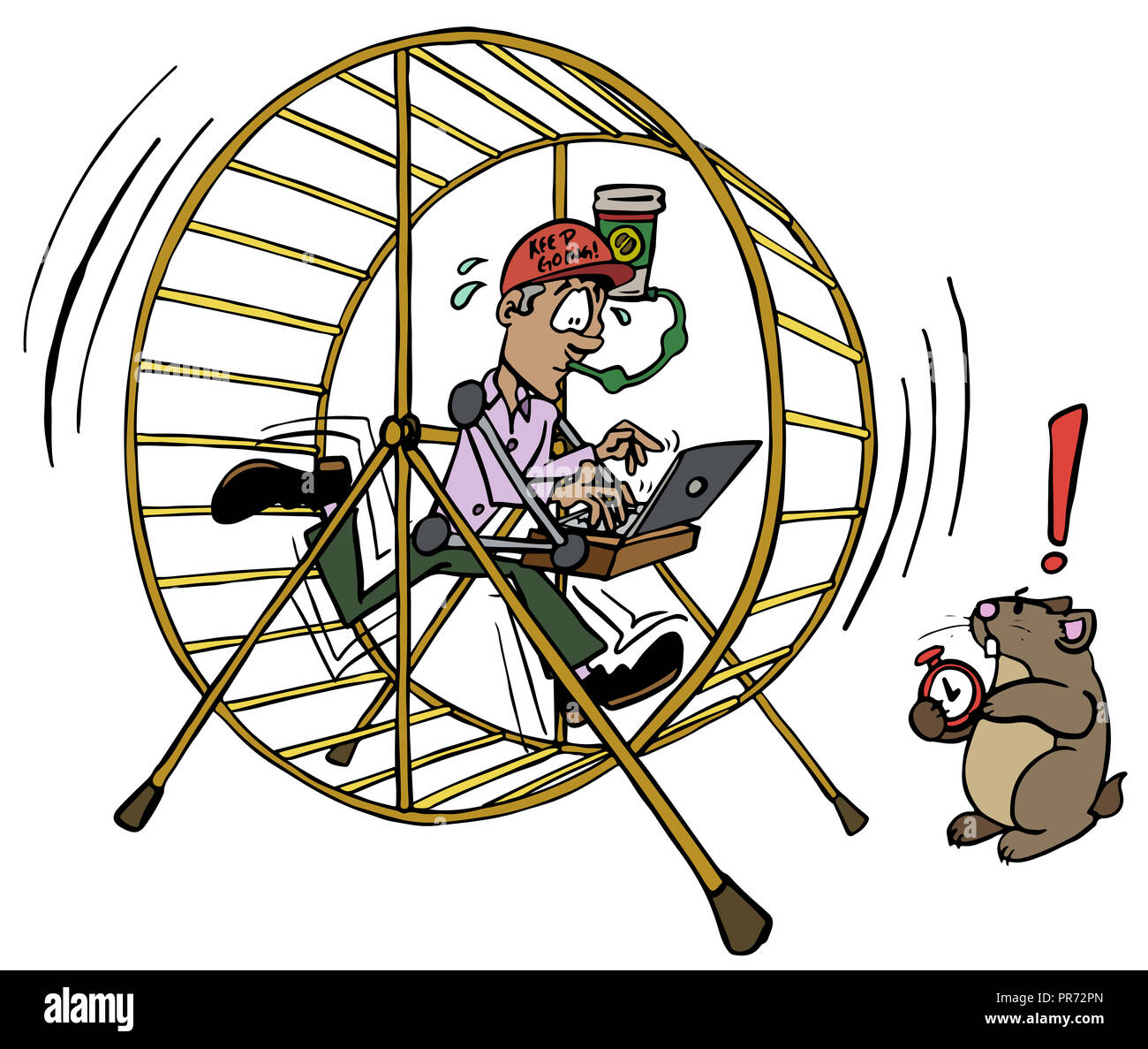 Hamsterrad Clipart