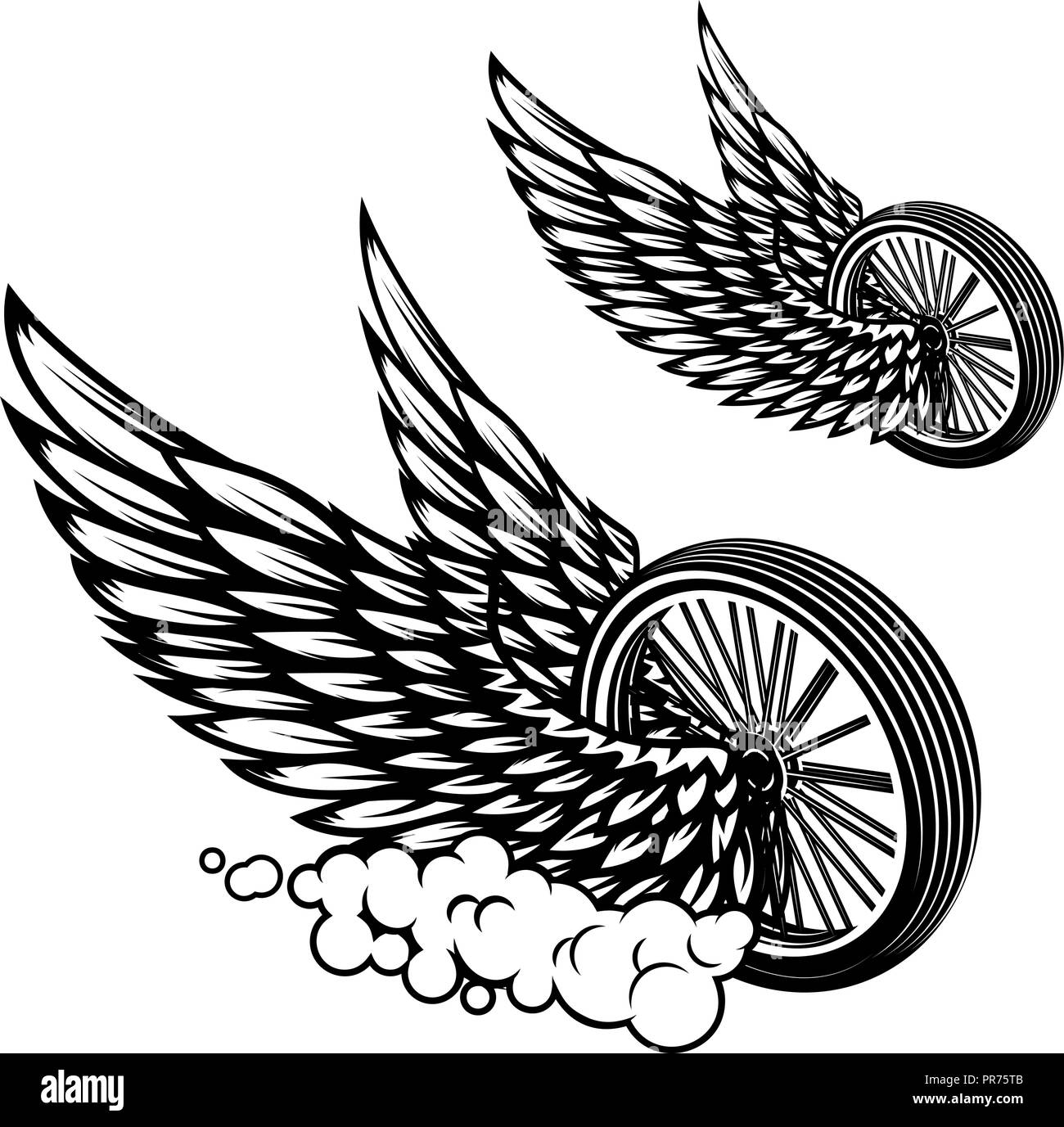 Winged emblem auf dem rad -Fotos und -Bildmaterial in hoher Auflösung ...