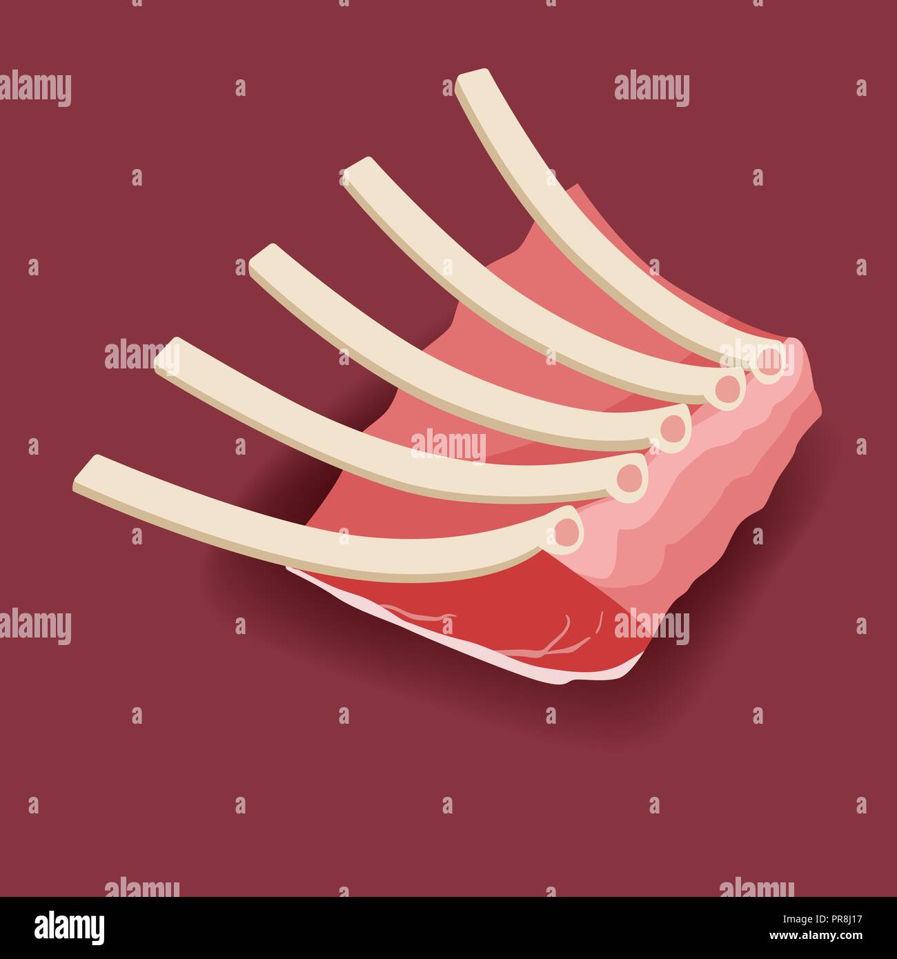 Wie man lamm kocht Stock-Vektorgrafiken kaufen - Alamy