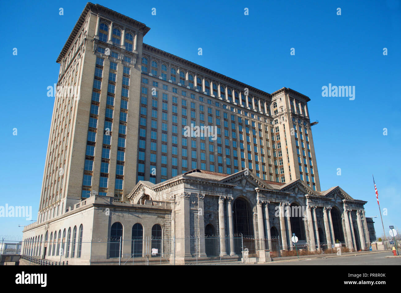 Bahnhof Detroit, Michigan Central Bahnhof Stockfotografie - Alamy