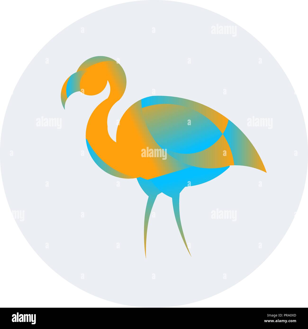 Rosa flamingo strichzeichnung Stock-Vektorgrafiken kaufen - Alamy