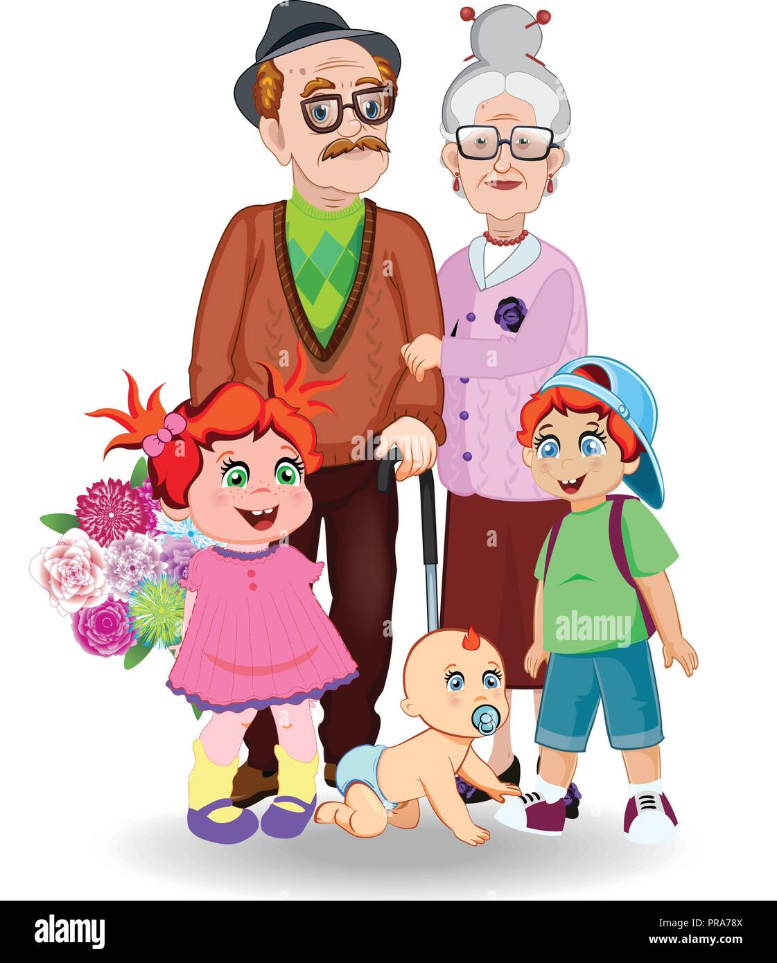 Cartoon oma und ihr enkel -Fotos und -Bildmaterial in hoher Auflösung – Alamy