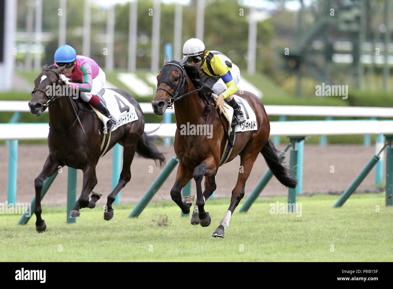 Kobe, Japan. 22 Sep, 2018. (L-R) Omega Herz der Königin (Katsuma ...