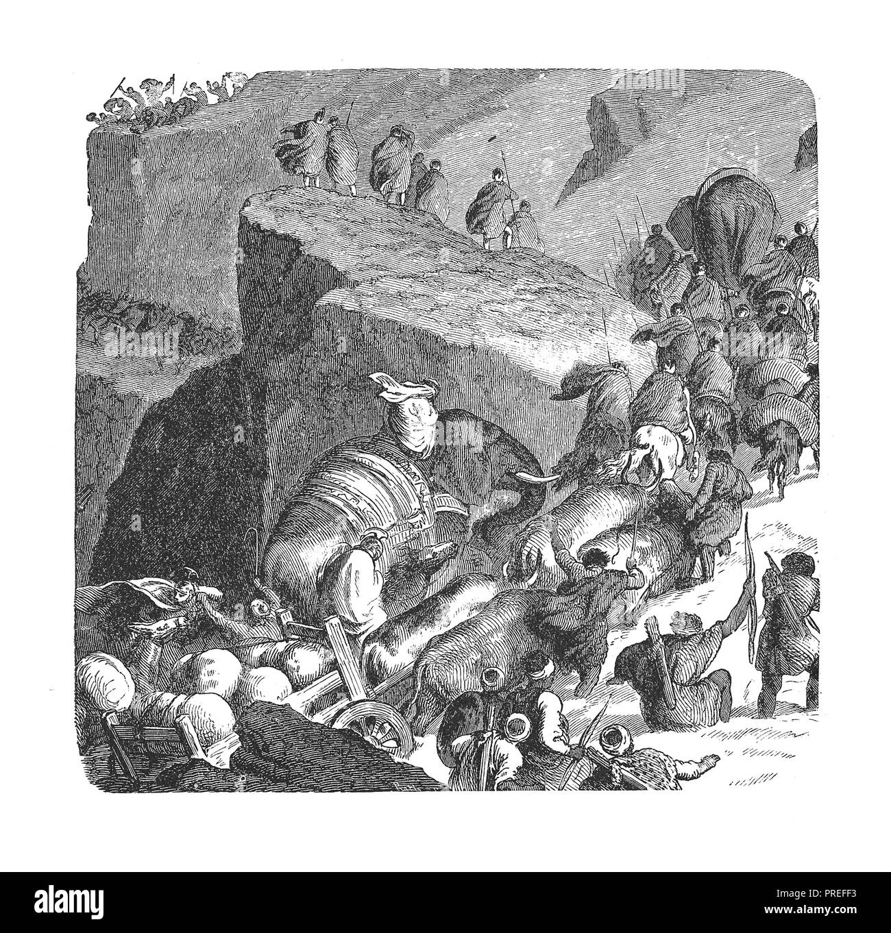 Hannibals kreuzung der alpen -Fotos und -Bildmaterial in hoher ...