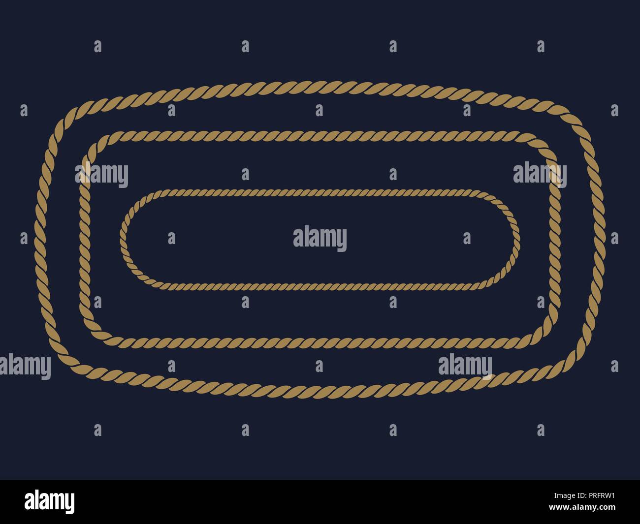 Rope frame Stock-Vektorgrafiken kaufen - Alamy