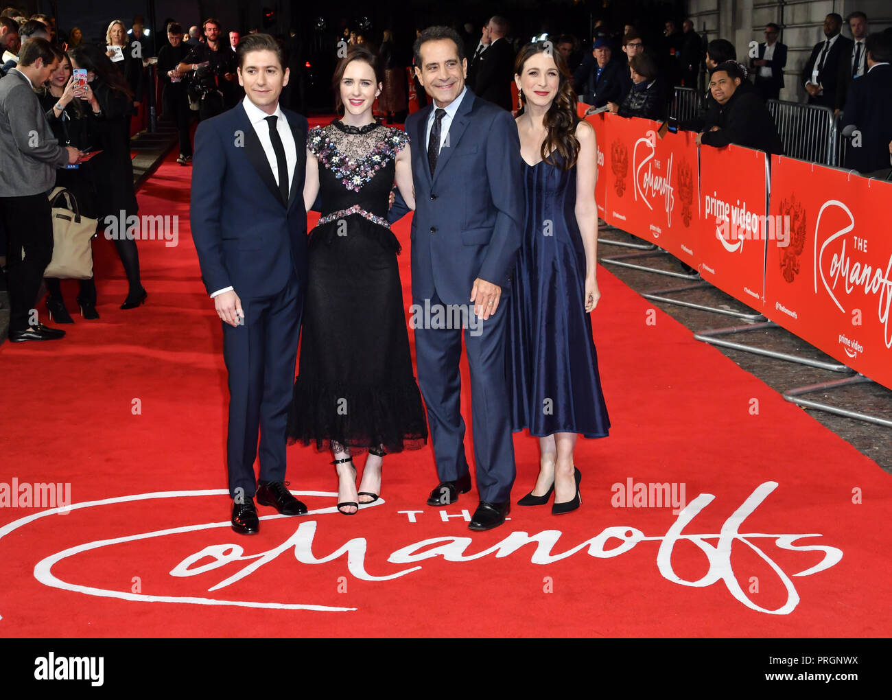 Michael Zegen, Rachel Brosnahan, Tony Shalhoub und Marin Hinkle ...