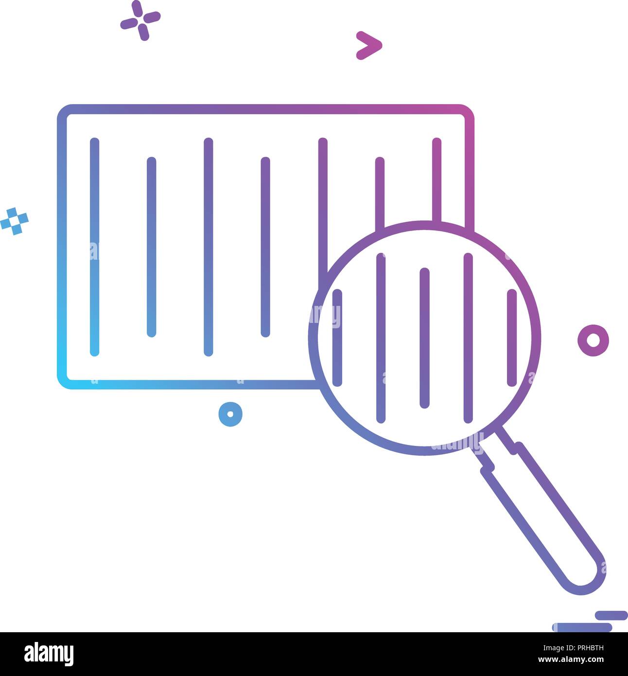 Barcode Scanner Symbol design Vector Stock-Vektorgrafik - Alamy