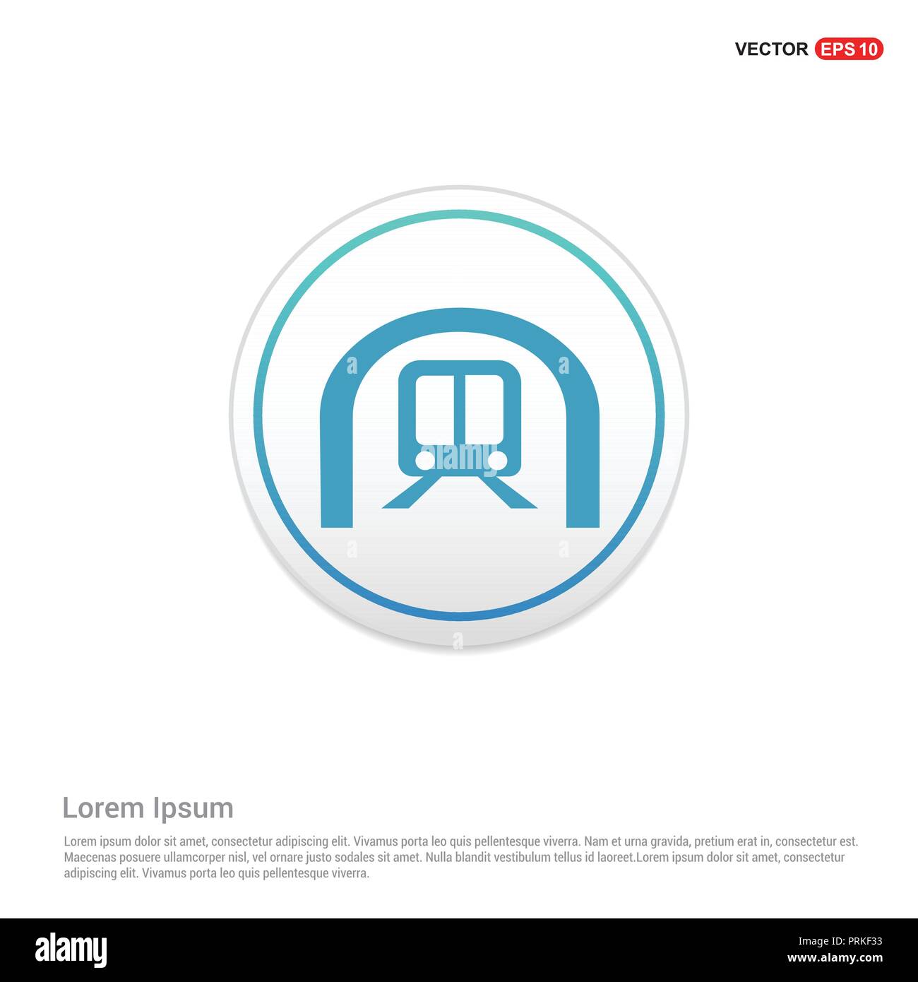 Zug Symbol. Verkehrszeichen icon-weißen Kreis Taste Stock-Vektorgrafik ...