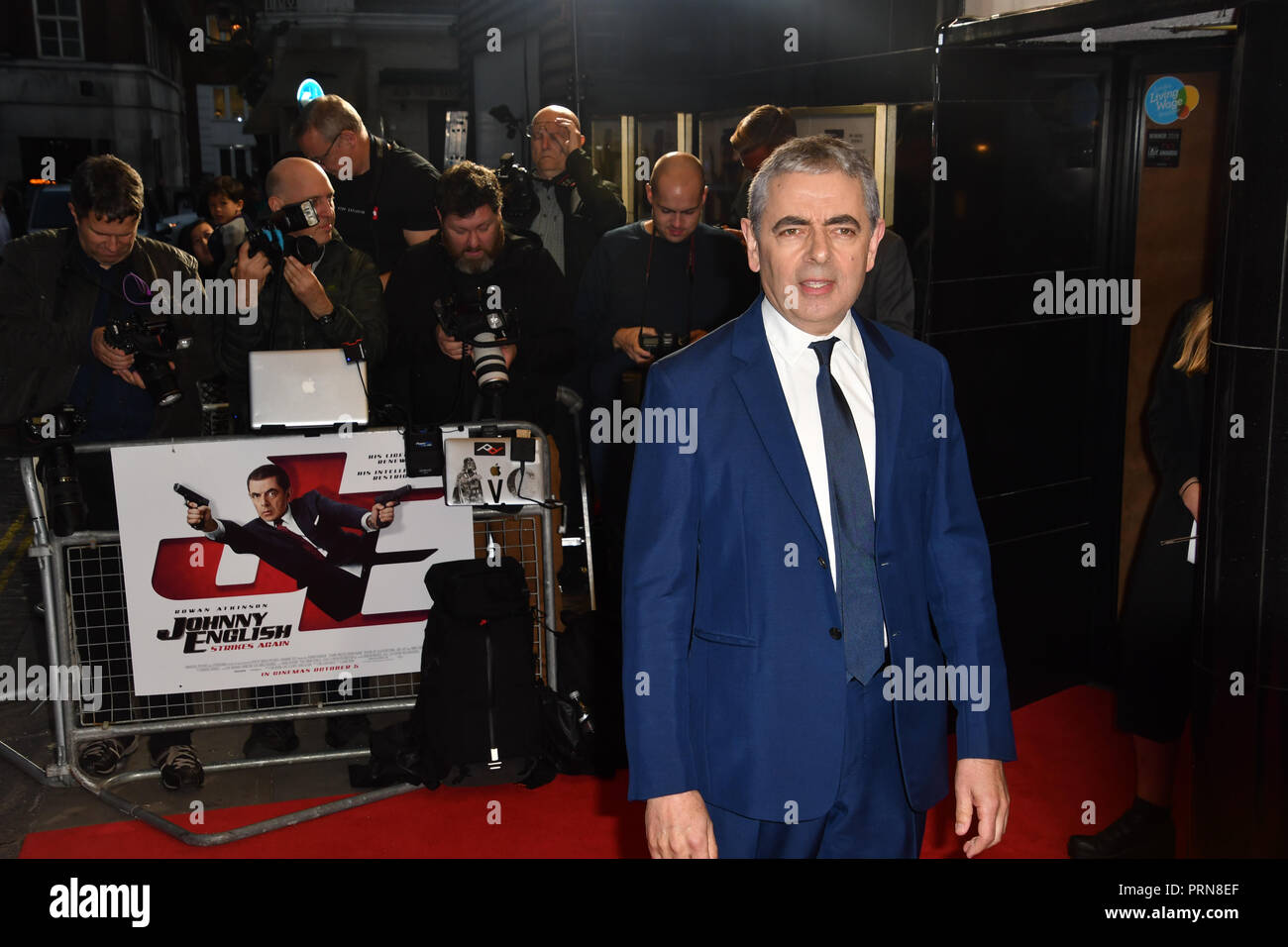 Rowan Atkinson Actor Mr Bean Stockfotos und -bilder Kaufen - Alamy
