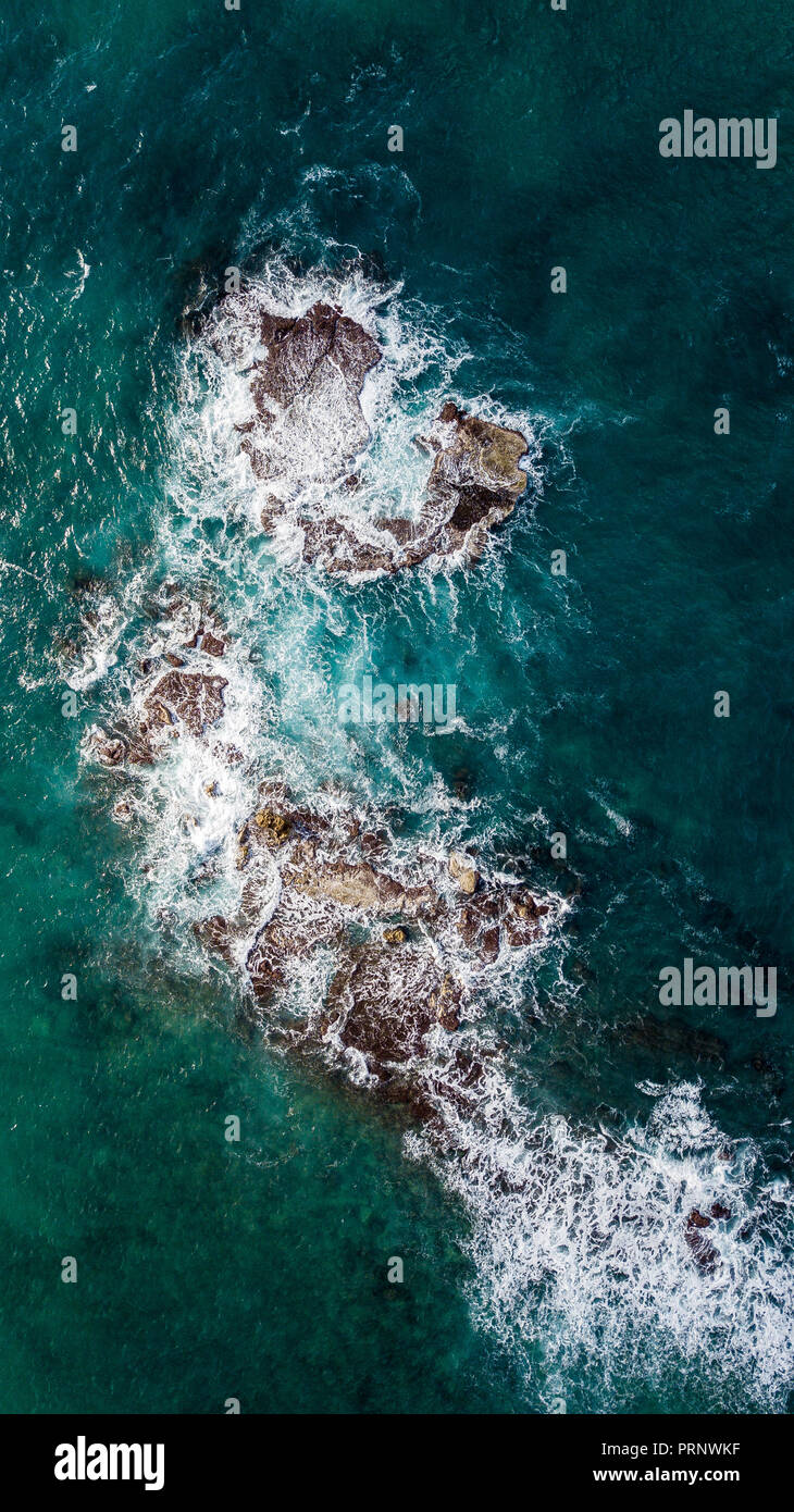 Meereswellen Hintergrund Stockfotos und -bilder Kaufen - Alamy