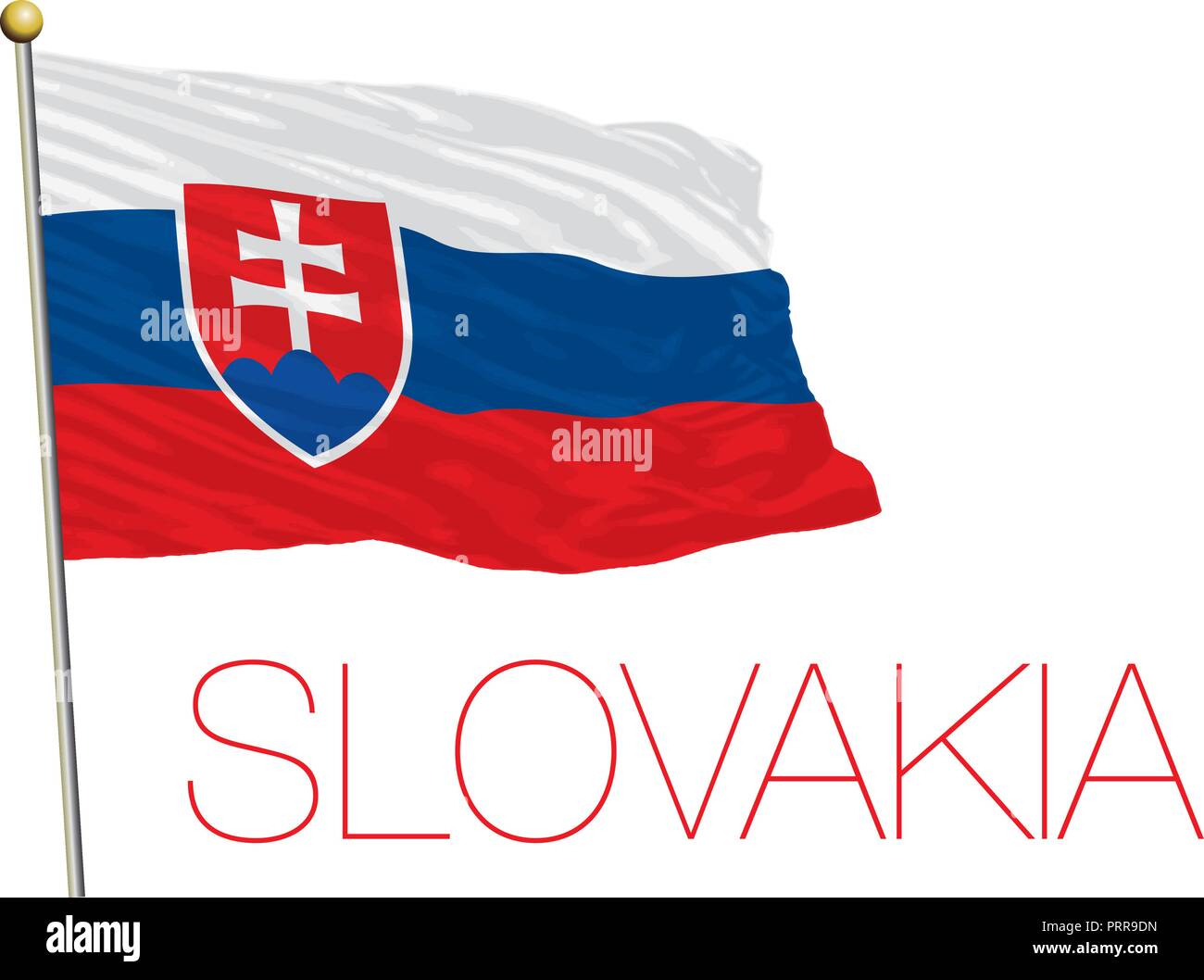 Flagge slowakai Stock-Vektorgrafiken kaufen - Alamy
