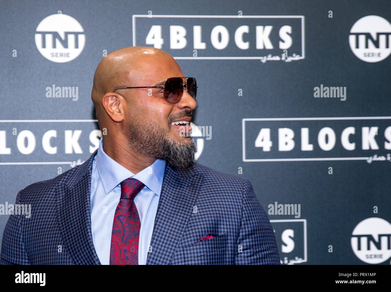 04 Oktober 2018, Berlin: Rapper und Schauspieler Massiv auf dem roten ...