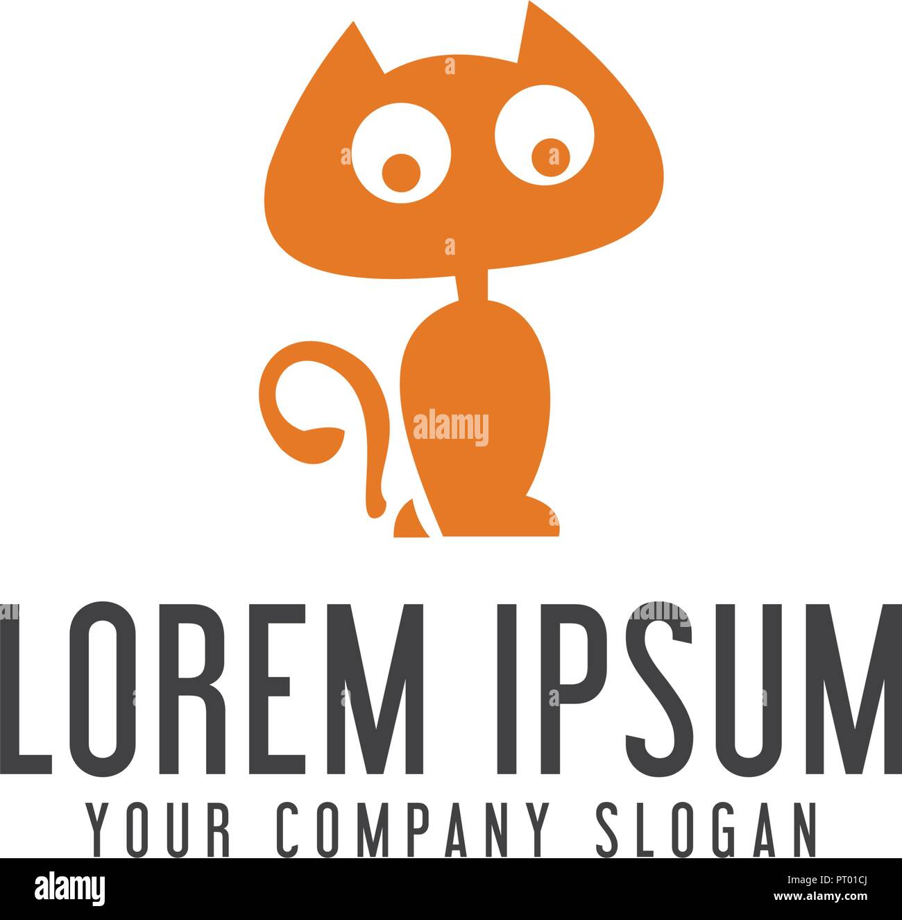 Logo katze Stock-Vektorgrafiken kaufen - Alamy