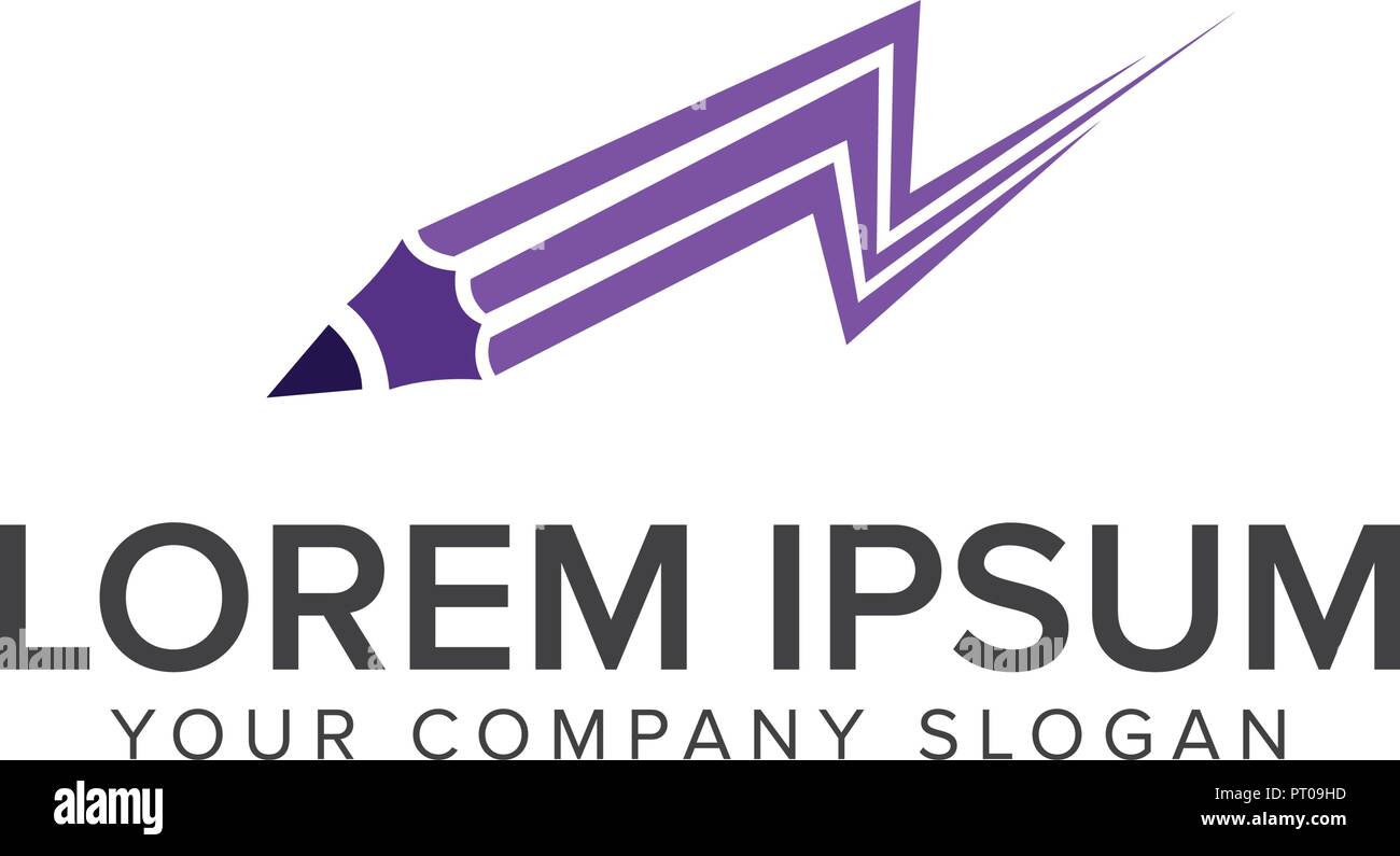 Stift logo Stock-Vektorgrafiken kaufen - Alamy