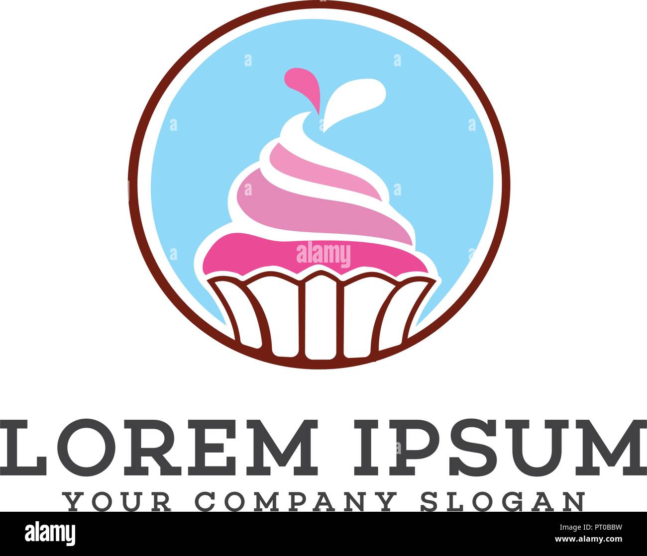 Kuchen logo Stock-Vektorgrafiken kaufen - Alamy