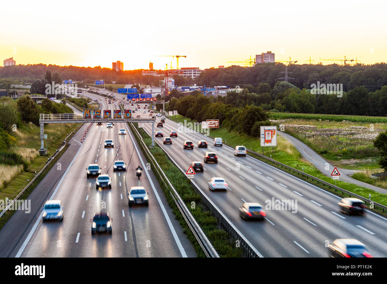 Autobahn Germany Stockfotos und -bilder Kaufen - Alamy