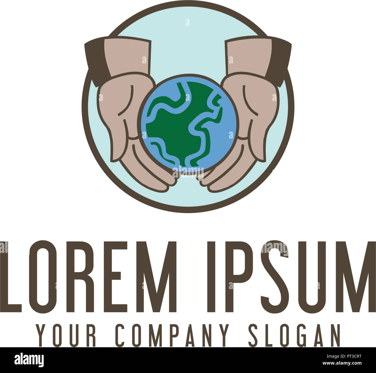 Save Earth Logo Stock-Vektorgrafiken kaufen - Alamy