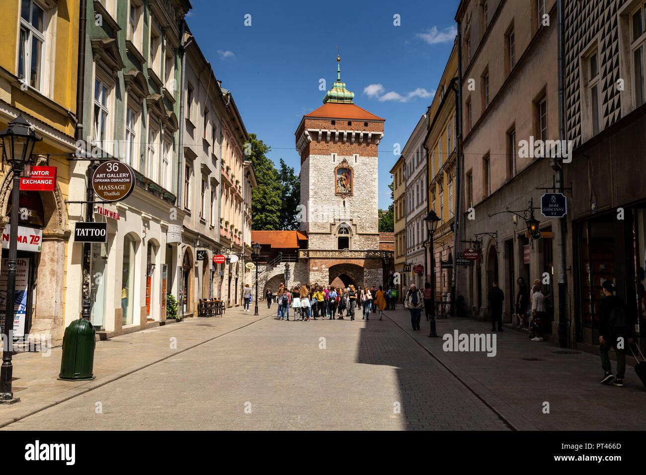 St florian street st florian gate krakau -Fotos und -Bildmaterial in ...