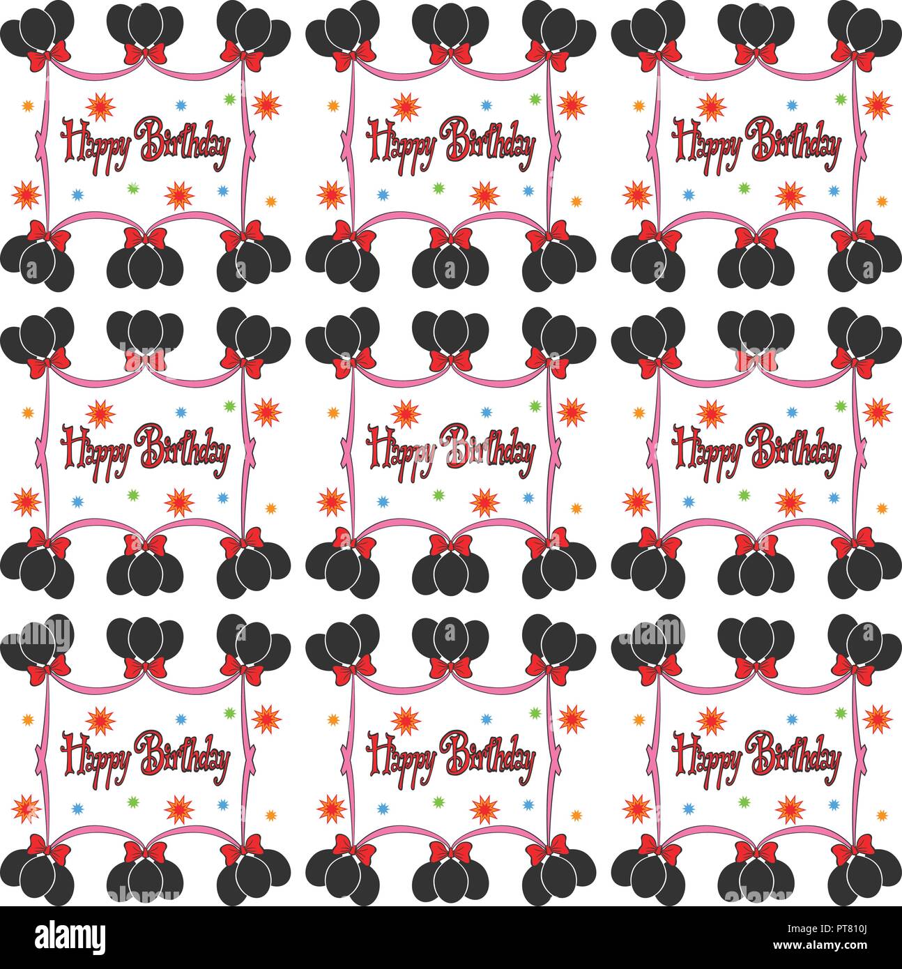 Happy birthday party background poster -Fotos und -Bildmaterial in ...