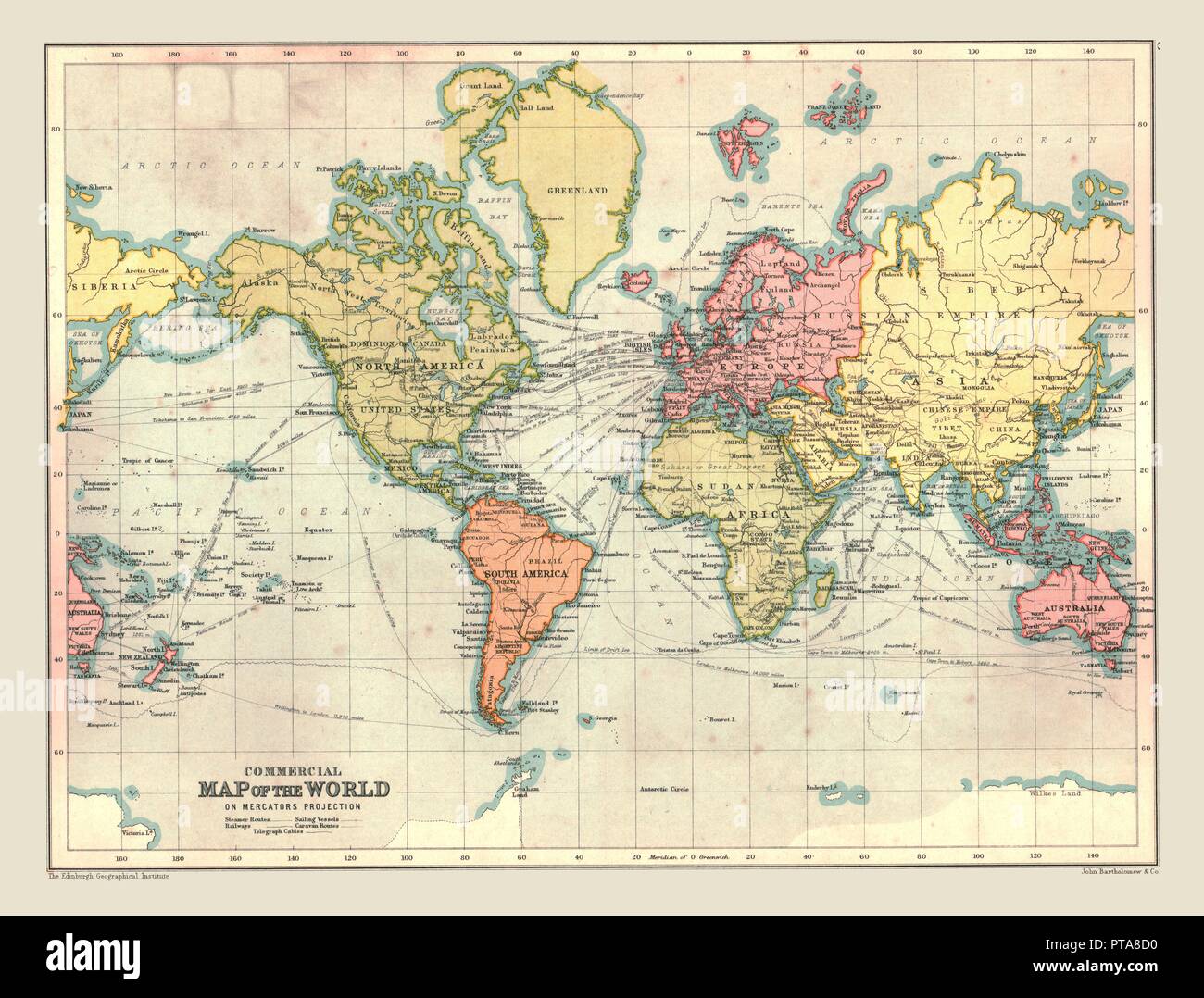 Mercator projection map -Fotos und -Bildmaterial in hoher Auflösung – Alamy