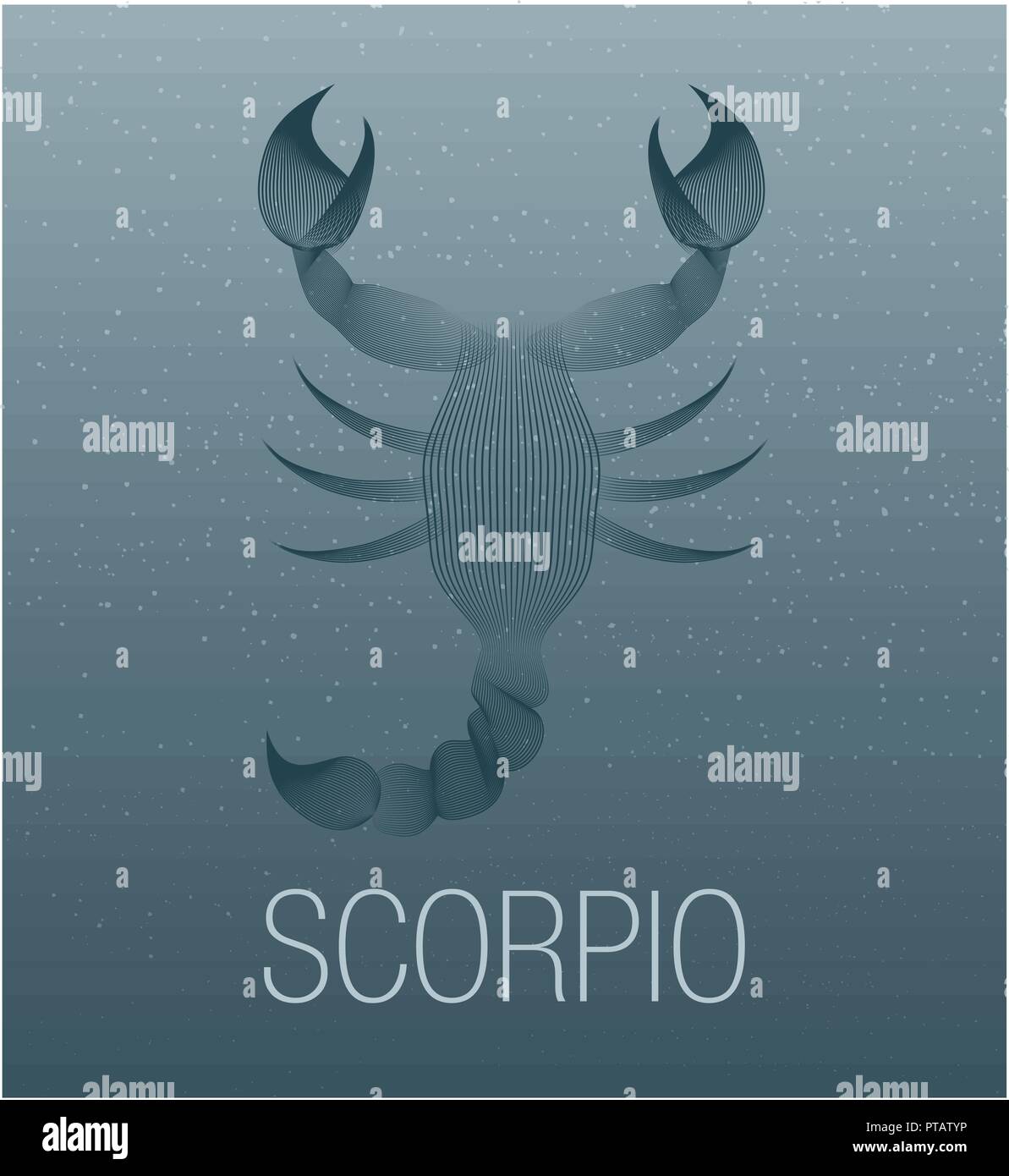 Sternzeichen. Skorpion. Vector Illustration Stock-Vektorgrafik - Alamy