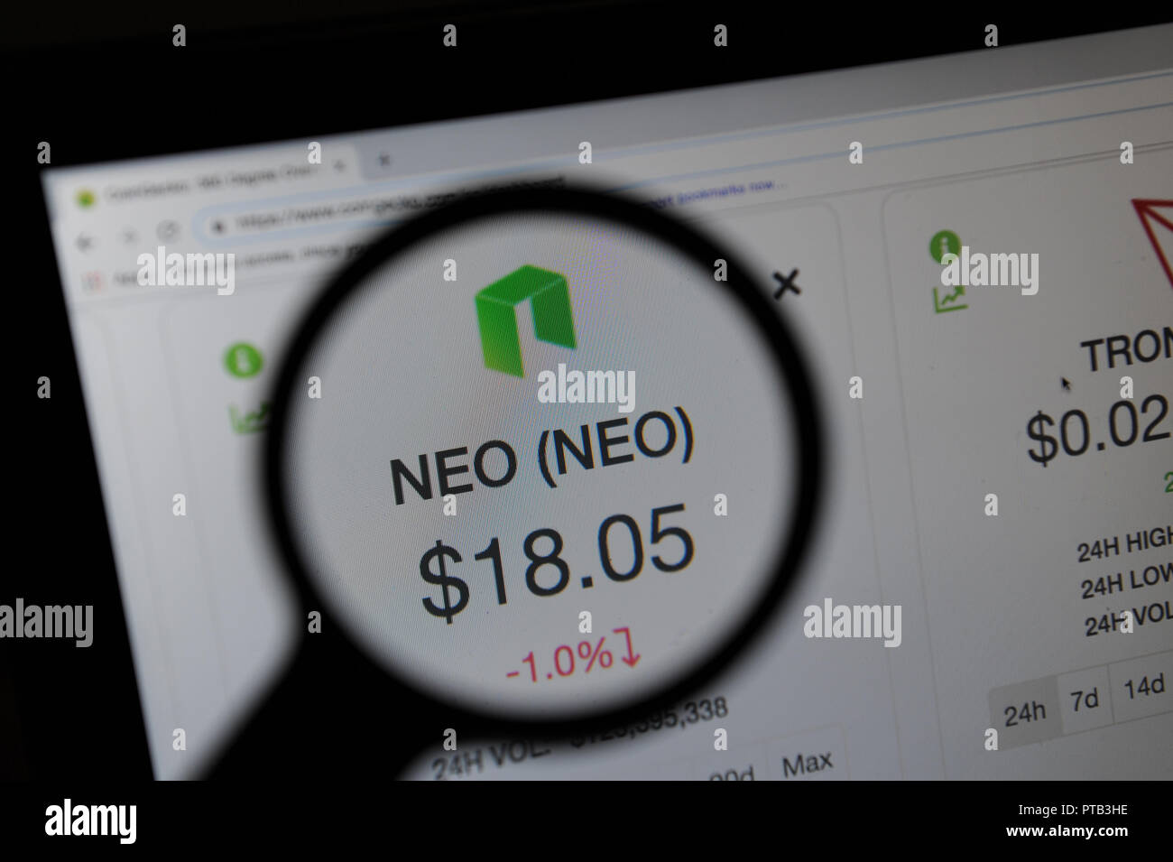 Coingecko logo -Fotos und -Bildmaterial in hoher Auflösung – Alamy