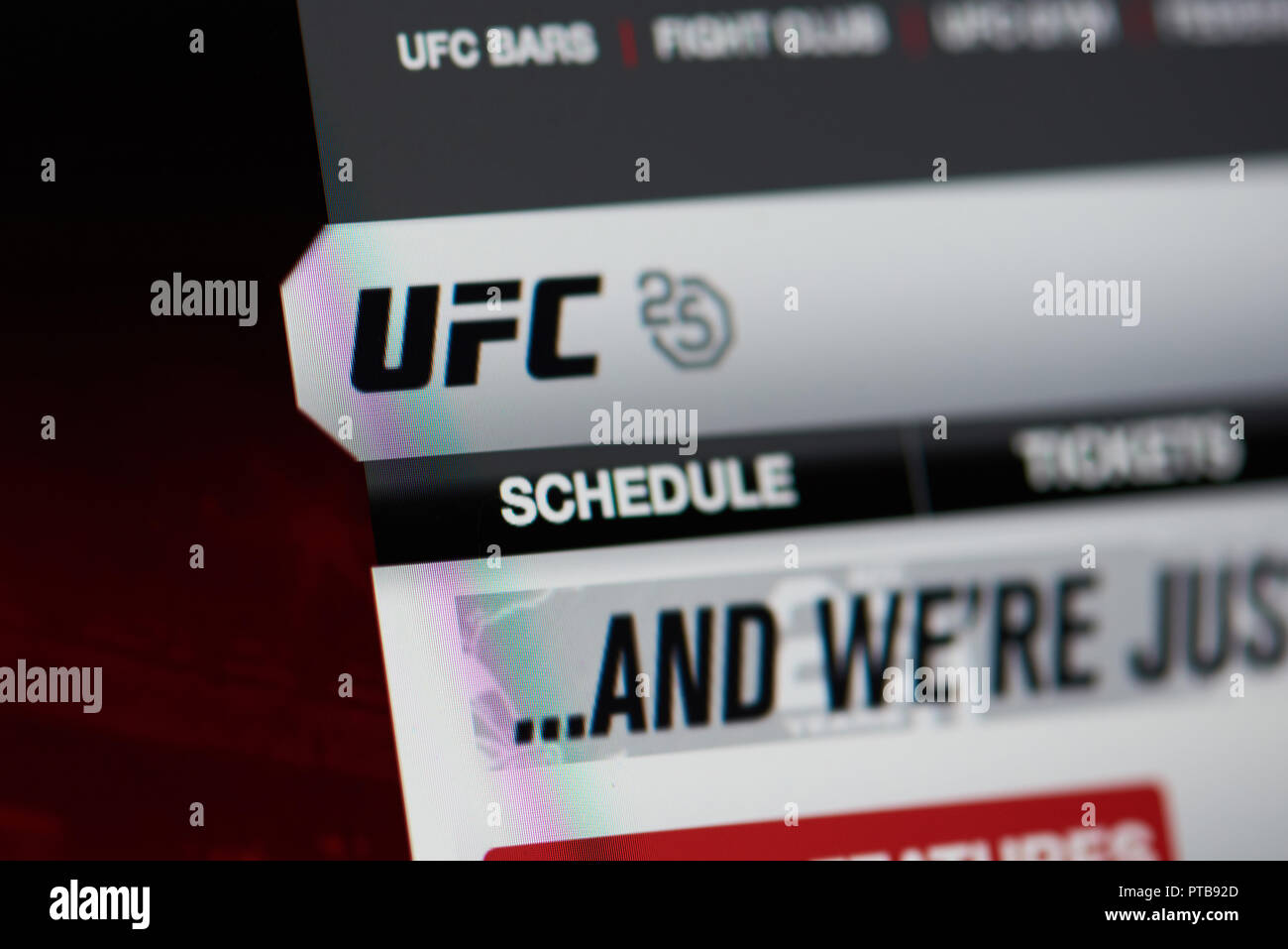 Ufc zeitplan -Fotos und -Bildmaterial in hoher Auflösung – Alamy