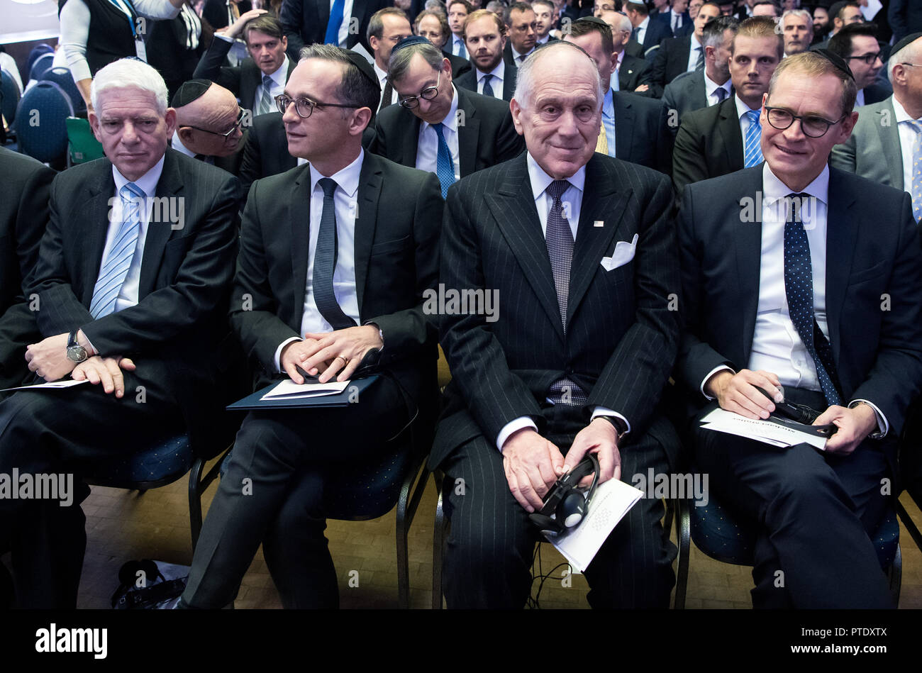 09 Oktober 2018, Berlin: Joseph Schuster (L-R), Präsident des ...