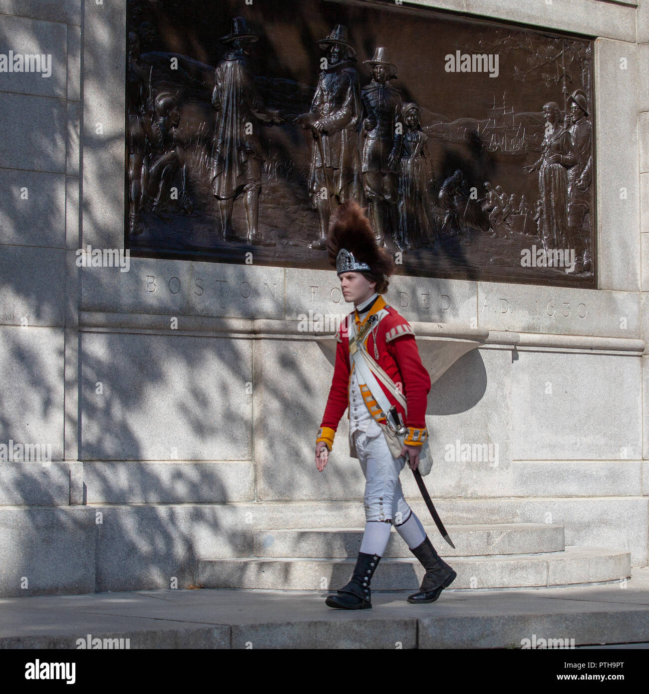 British Redcoats Redcoat Marching Stockfotos und -bilder Kaufen - Alamy