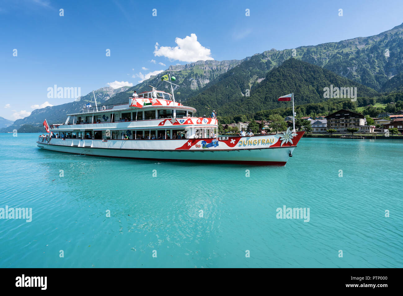 Kreuzfahrt auf dem Brienzersee, Schweiz Stockfotografie - Alamy