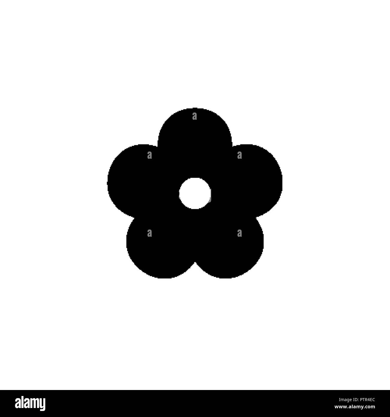 Daisy floral garden spring pictogram -Fotos und -Bildmaterial in hoher ...