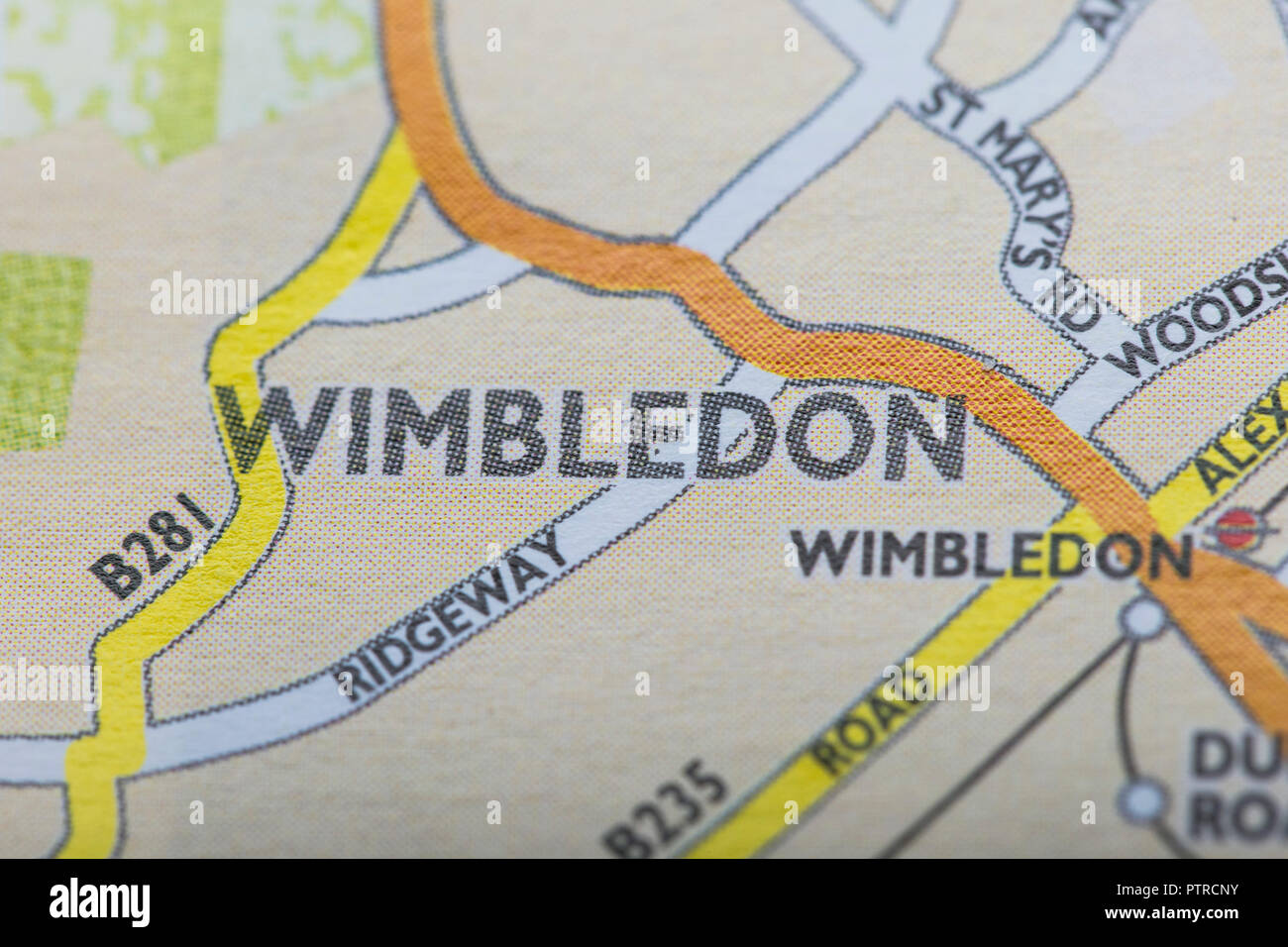 Mappa di wimbledon -Fotos und -Bildmaterial in hoher Auflösung – Alamy