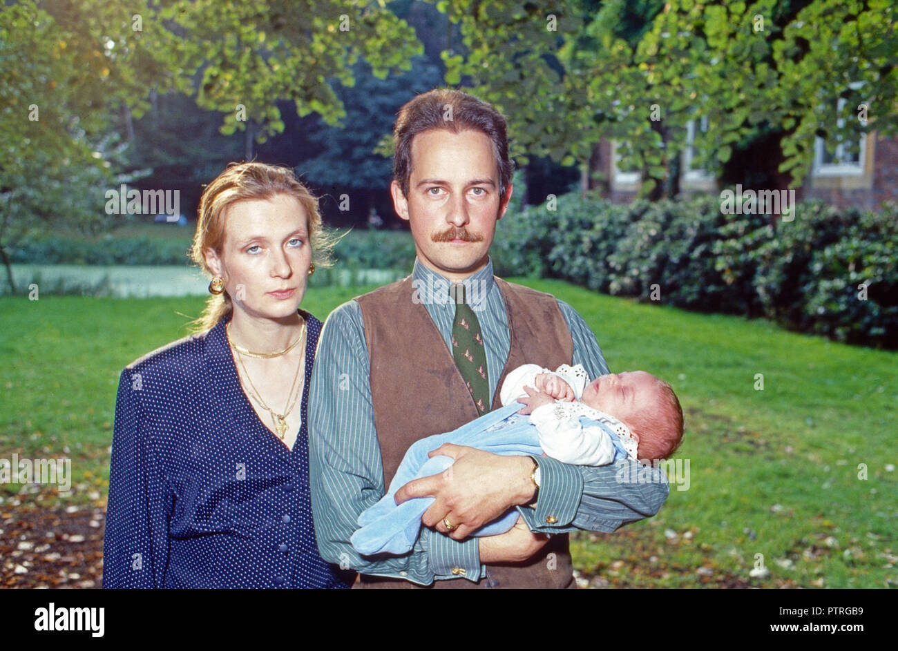 Rudolph Prinz von Croy mit Ehefrau Alexandra in Dülmen, Deutschland ...