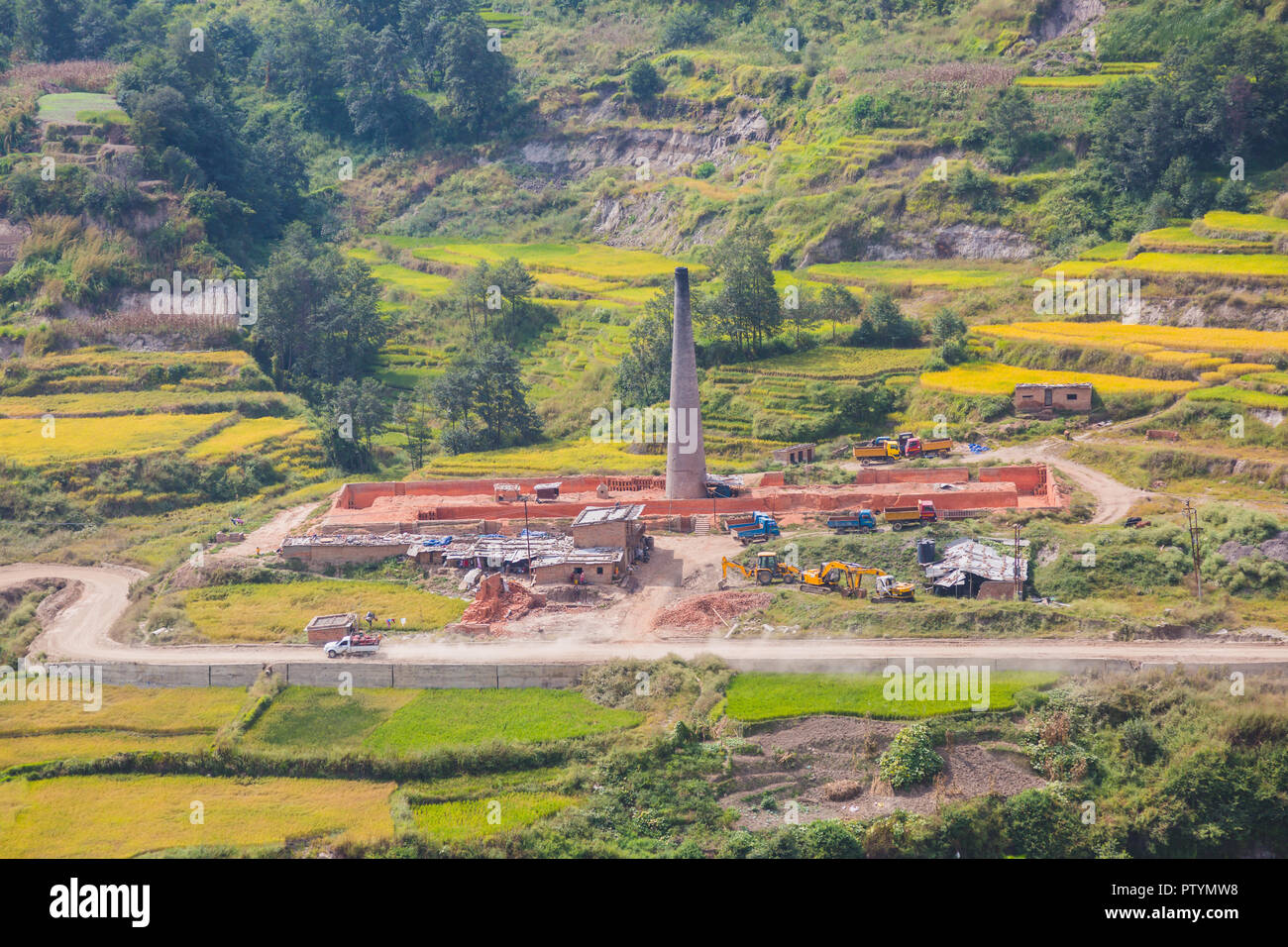 Nepal Dorf Stockfotos und -bilder Kaufen - Alamy