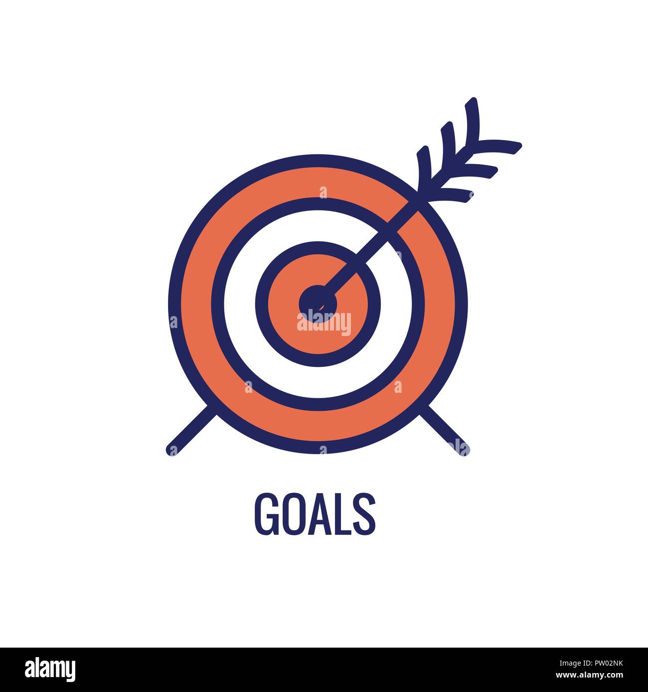 KPI - Key Performance Indicators Symbol w Verschiedene Farben Stock ...