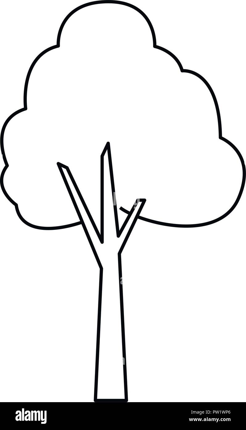 Clipart Baum Umriss Baum Umriss Clipart Etsy.de