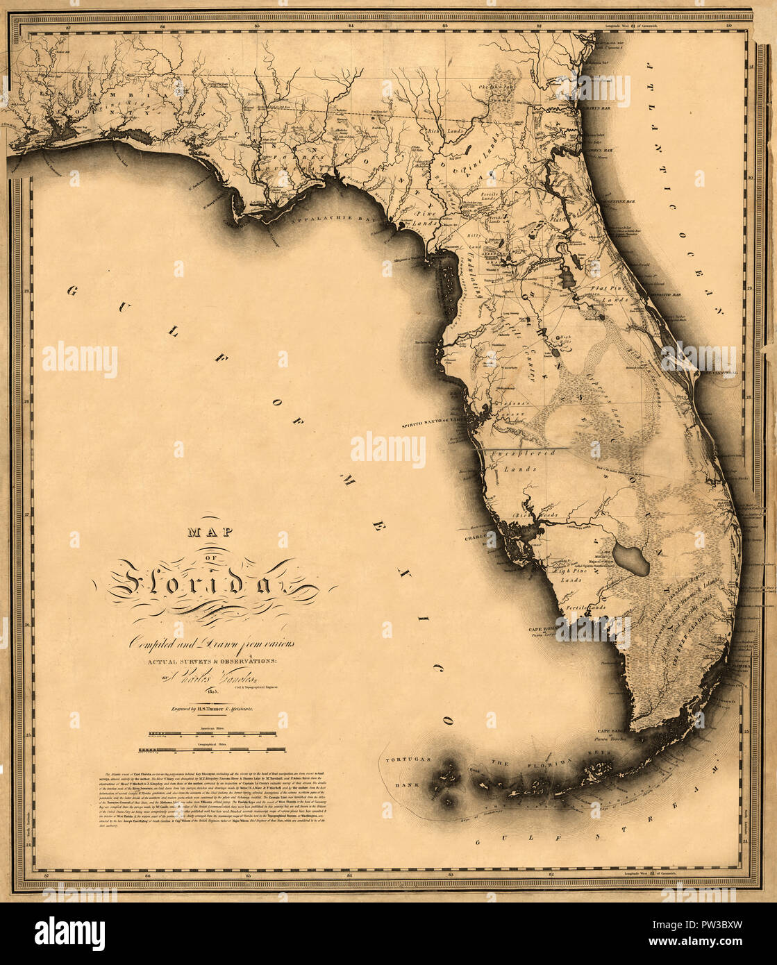 Karte von florida -Fotos und -Bildmaterial in hoher Auflösung – Alamy